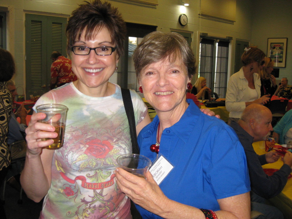 Mitzi Szereto with author Deborah Sharp in South Florida | MITZI SZERETO